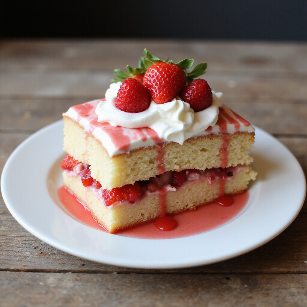 Ashley Mac's Strawberry Cake Recipe: Light and Fluffy Layered Delight ...