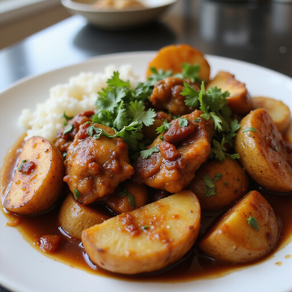 Chicken Adobo With Potatoes Recipe: Savory Comfort in One Pot - Time to ...