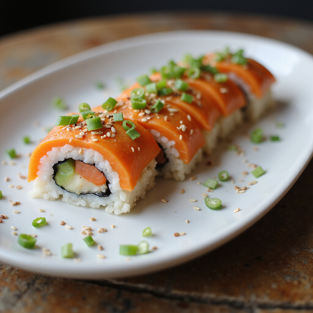 Cooked Salmon Sushi Roll Recipe: Easy Homemade Rolls in 30 Minutes ...