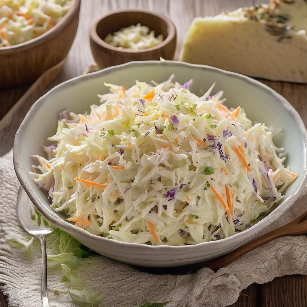 Creamy Amish Coleslaw Recipe: Refreshing Summer Side Dish - Time to Recipe