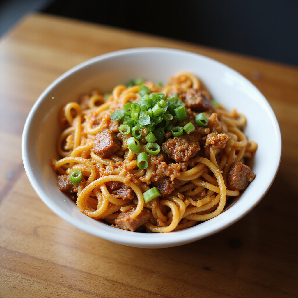 Crispy Gau Gee Mein Recipe: Perfectly Fried Noodles With Savory ...