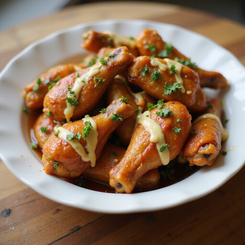 Honey Mustard Chicken Wing Recipe: Sticky-Sweet Flavor in 30 Minutes ...