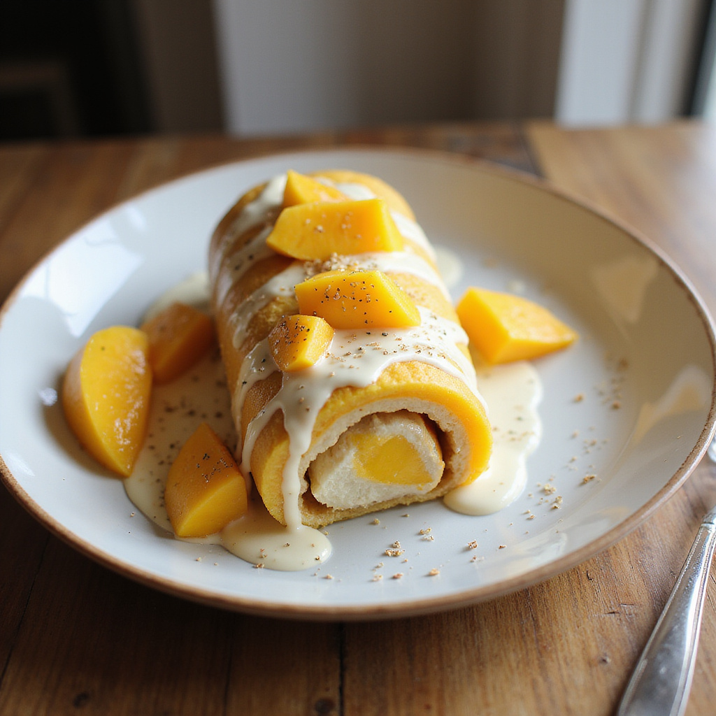 Mango Roll Recipe: Light and Refreshing Dessert Delight - Time to Recipe