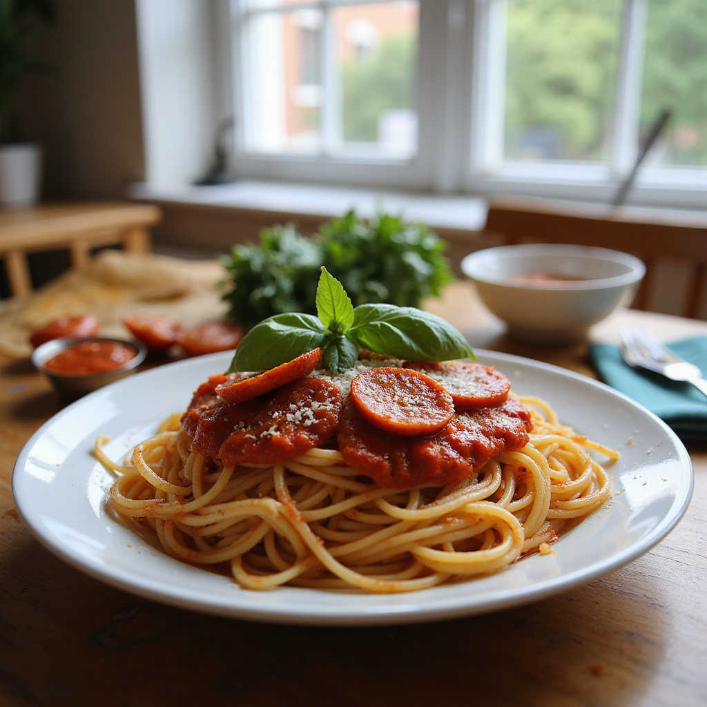Pepperoni Spaghetti Recipe: One-Pan Wonder in Under 30 Minutes - Time ...