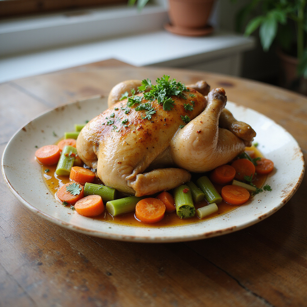 Poached Whole Chicken Recipe: Tender and Juicy Every Time - Time to Recipe