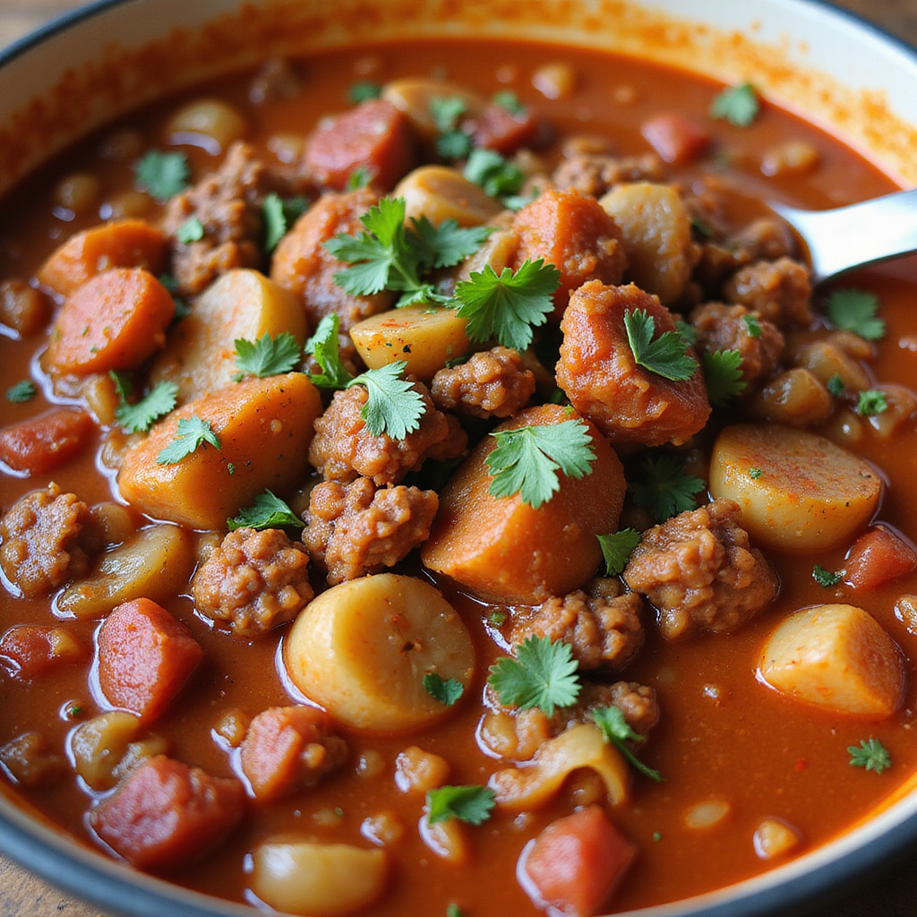 Red Chili Stew Recipe: Hearty Comfort in One Pot - Time to Recipe