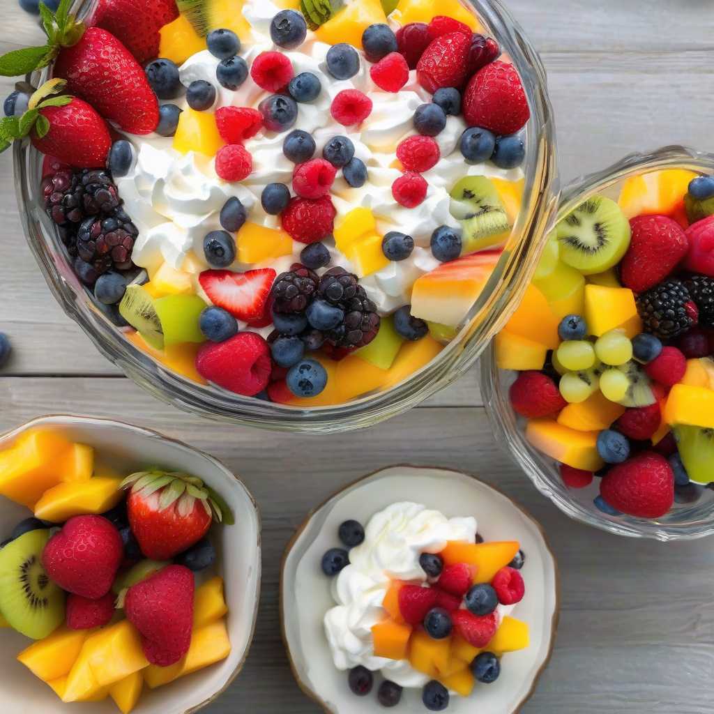 Fruit Salad Recipe with Cool Whip and Cream Cheese: Creamy Dessert ...
