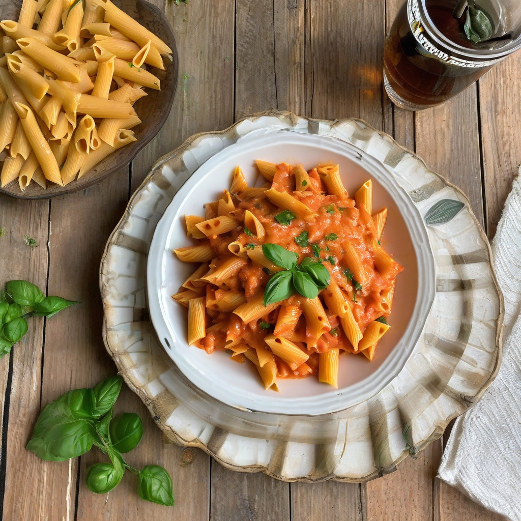 Vodka Sauce Pasta Recipe with Meat: Creamy Comfort in 30 Minutes - Time ...