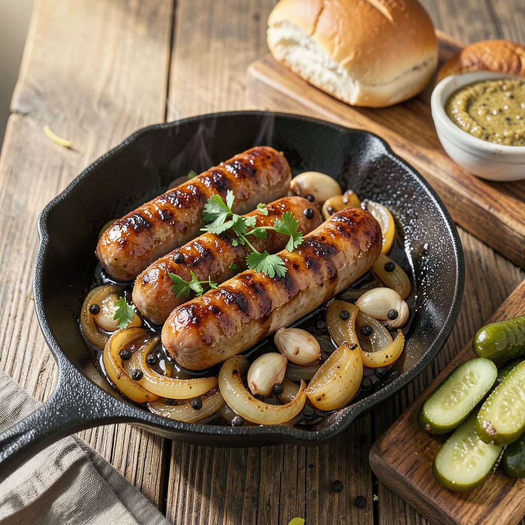 Best Way to Cook a Brat: Beer-Simmered Then Grilled for Snap and Juice ...