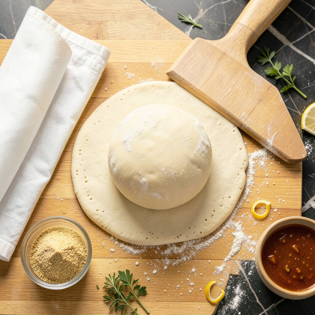 How to Stop Pizza Dough From Sticking: The Flour and Parchment Trick ...