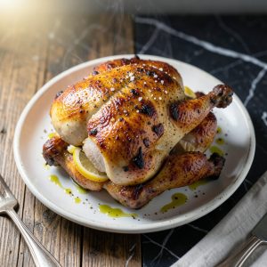 Air Fryer Roasted Chicken Recipe: Golden Crisp Skin Without the Oil ...