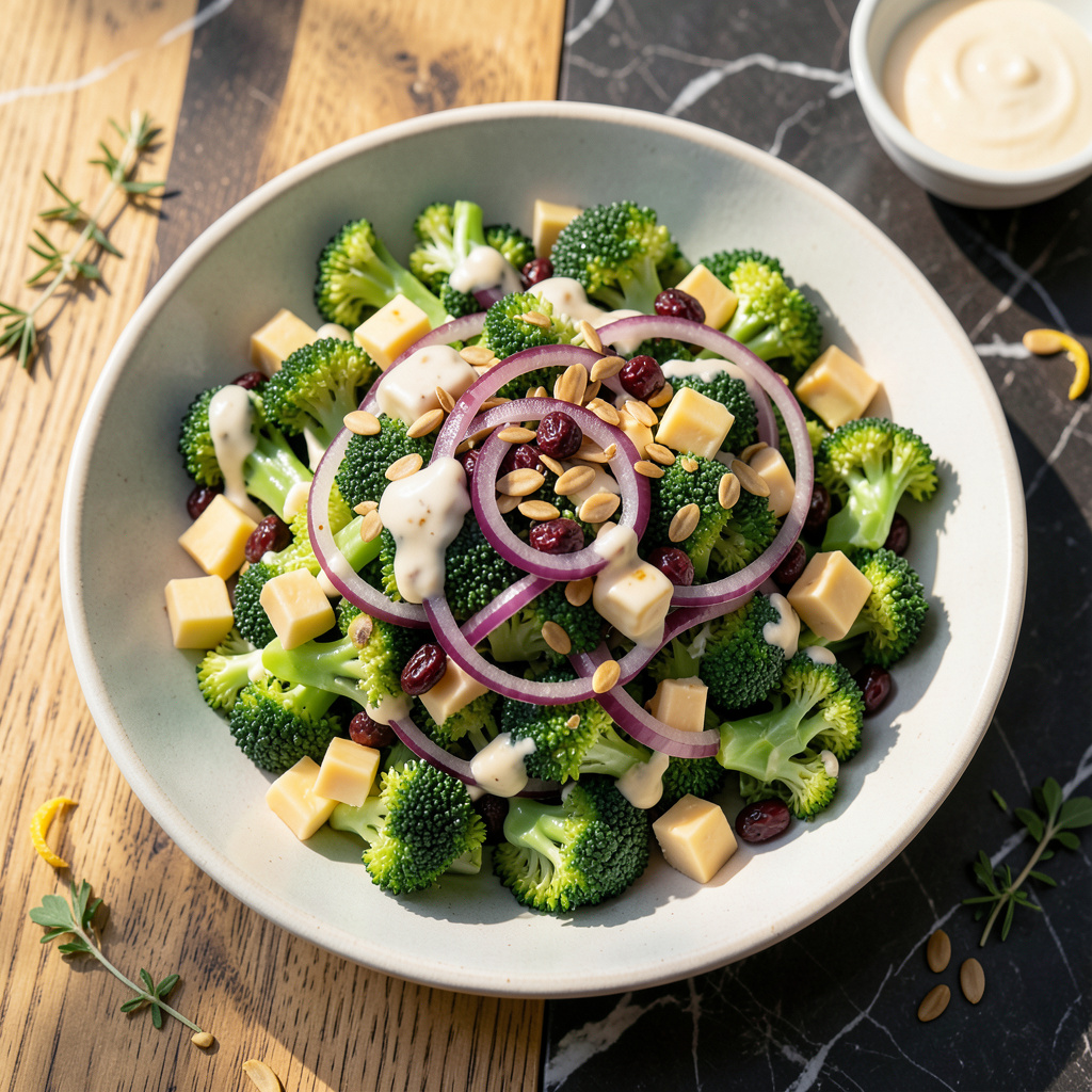 All Recipe Broccoli Salad: Crunchy Veggie Mix With Creamy Dressing ...