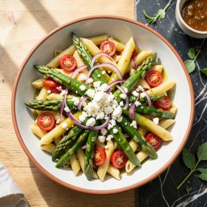 Asparagus And Pasta Salad Recipe: Bright Spring Flavors With Lemon ...