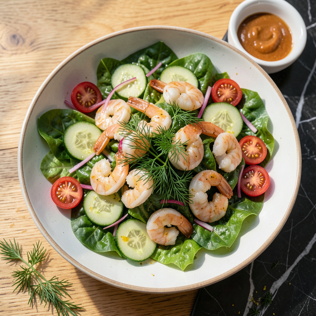 Baby Shrimp Salad Recipe: Coastal Freshness With Zesty Lemon Dressing ...