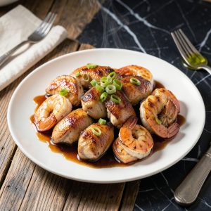 Bourbon Chicken and Shrimp Recipe: Sweet and Smoky Skillet Feast - Time ...
