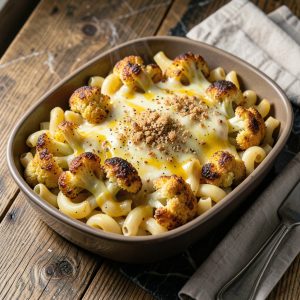 Cauliflower and Macaroni Cheese Recipe: Baked Until Bubbly and Golden ...