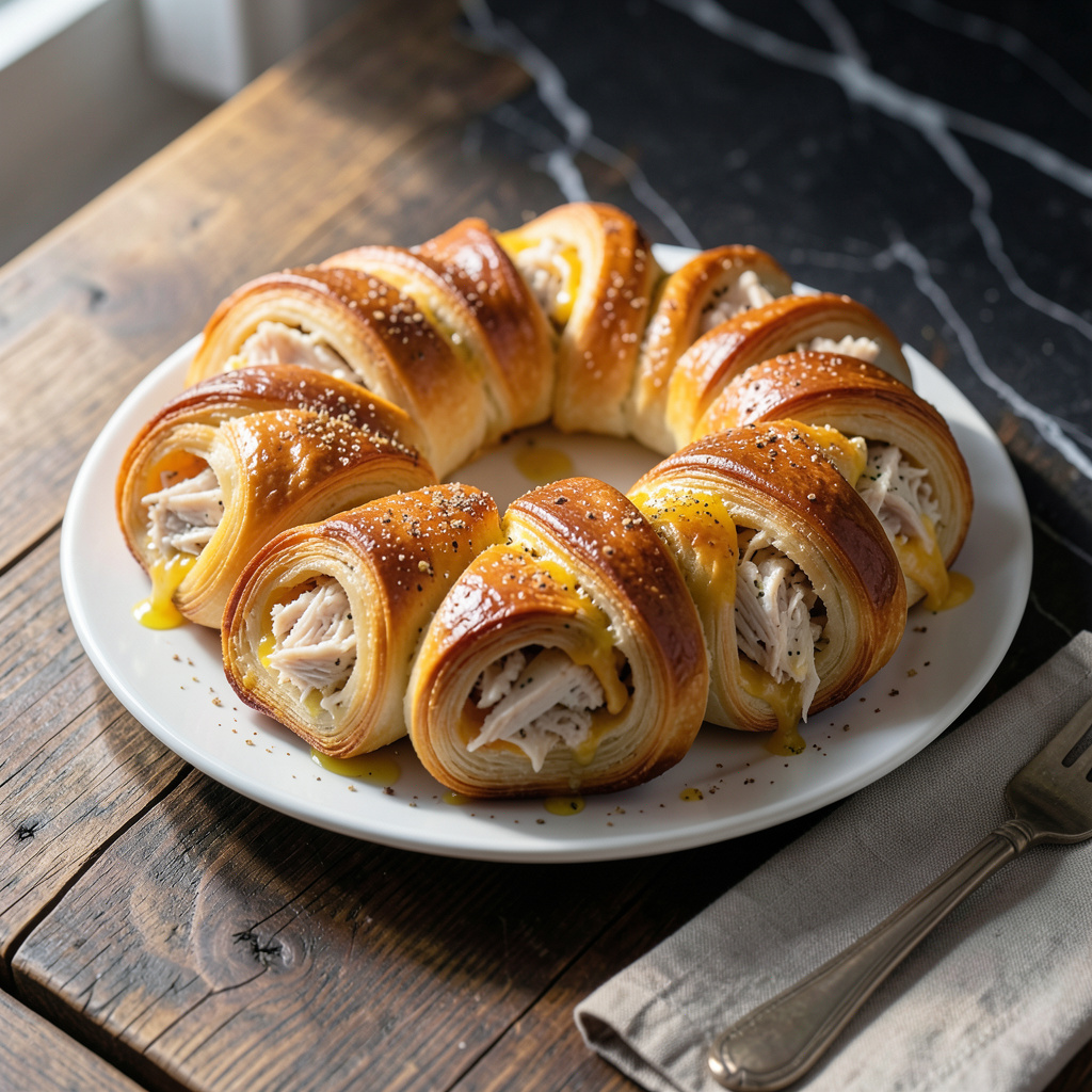 Chicken Cheese Crescent Roll Recipe: Flaky Layers With Melty Center ...