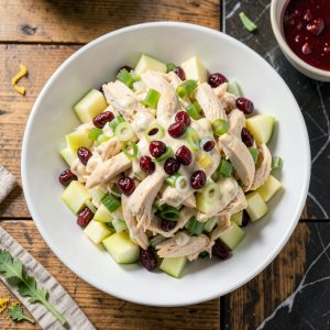Chicken Salad With Cranberries and Apples Recipe: Sweet Tart Crunch ...