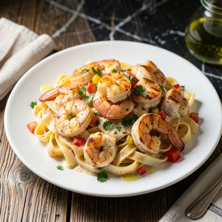 Creamy Cajun Shrimp and Chicken Pasta Recipe: Bold Spice in a Velvety ...