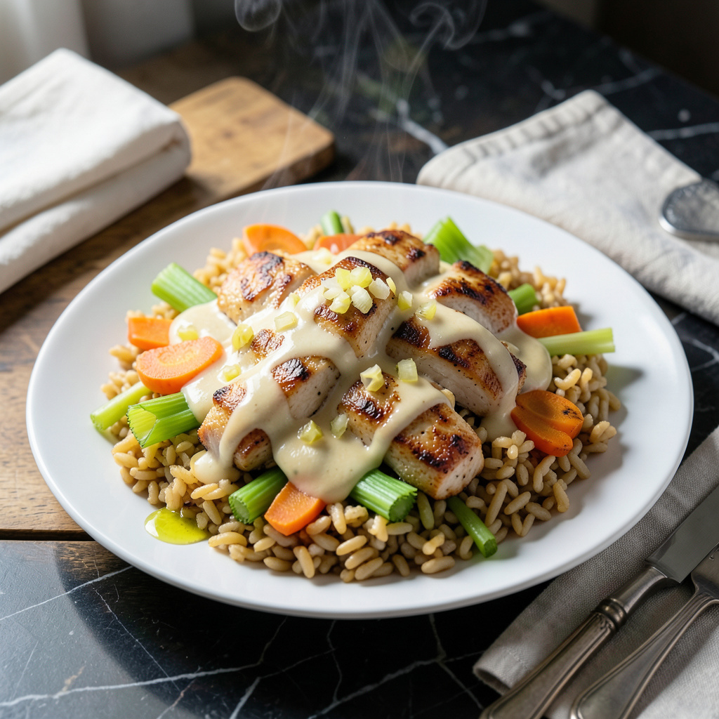 Creamy Chicken Pot Pie Orzo Recipe: One-Pot Comfort with Flaky Crust ...