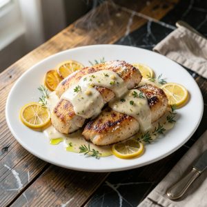 Creamy Lemon Garlic Chicken Recipe: Zesty Pan Sauce with Tender Bites ...