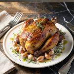 Crispy Roast Chicken Recipe: Golden Skin and Moist Meat - Time to Recipe