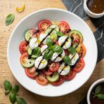 Cucumber Caprese Salad Recipe: Fresh Basil and Mozzarella Harmony ...