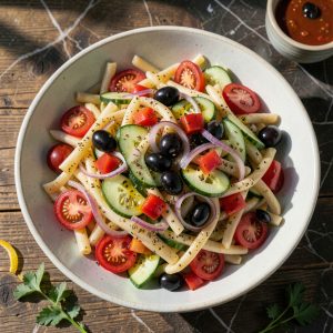 Gluten Free Pasta Salad Recipe: Vibrant Garden Freshness with Zesty ...