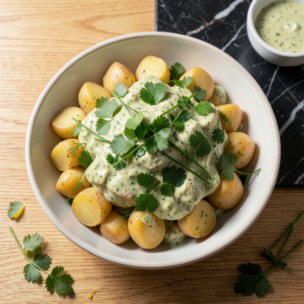 Green Goddess Potato Salad Recipe: Herb-Infused Creaminess With Crunch ...