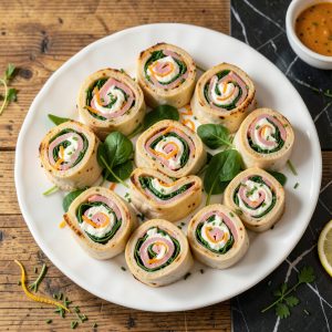 Ham Roll Ups Appetizer Recipe: Savory Pinwheels for Effortless ...