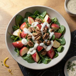 Healthy Apple Salad Recipe: Crisp Sweetness With Walnut Crunch - Time ...