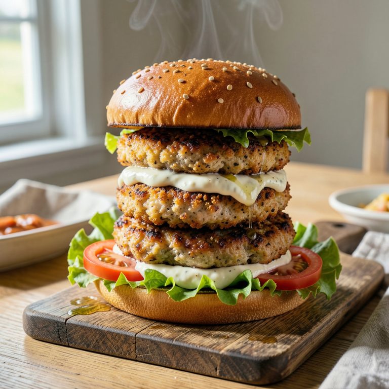 Homemade Chicken Burger Recipe: Crispy Patty with Bold Seasonings ...