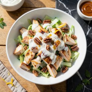 Low Fat Chicken Salad Recipe: Light and Crunchy Freshness - Time to Recipe