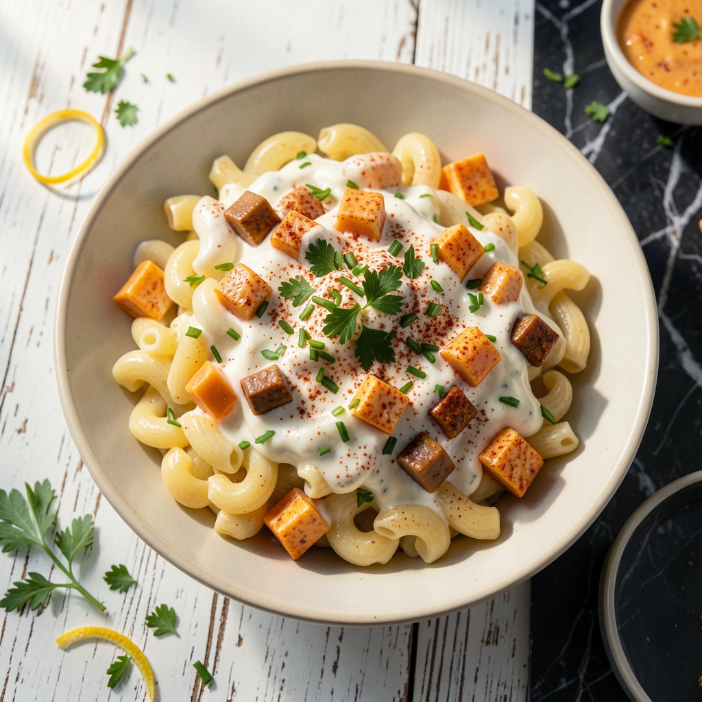 Macaroni and Cheese Pasta Salad Recipe: Creamy Noodles with Crisp ...