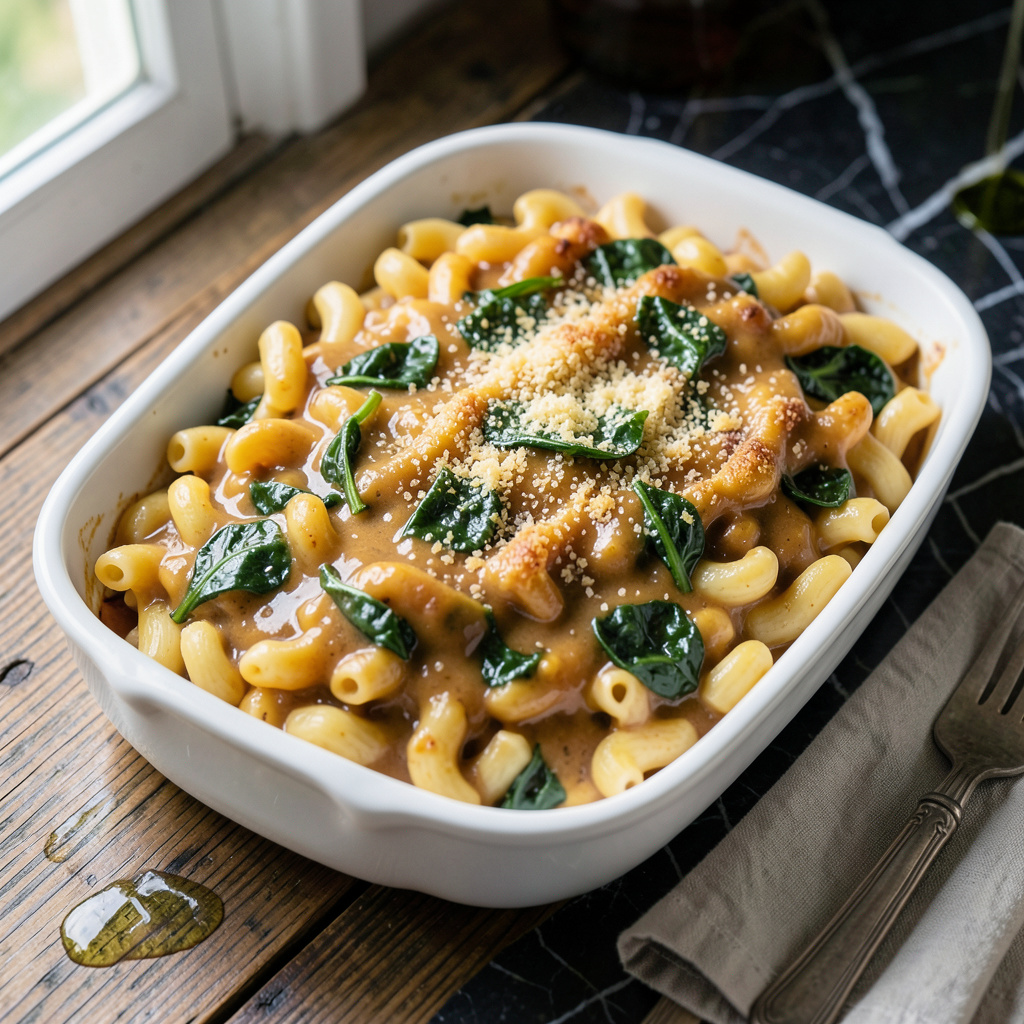 Macaroni and Cheese With Spinach Recipe: Creamy Pasta With Hidden ...