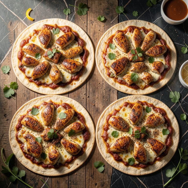 Mexican Chicken Pizza Recipe: Spiced Tortilla Crust with Bold Flavors ...