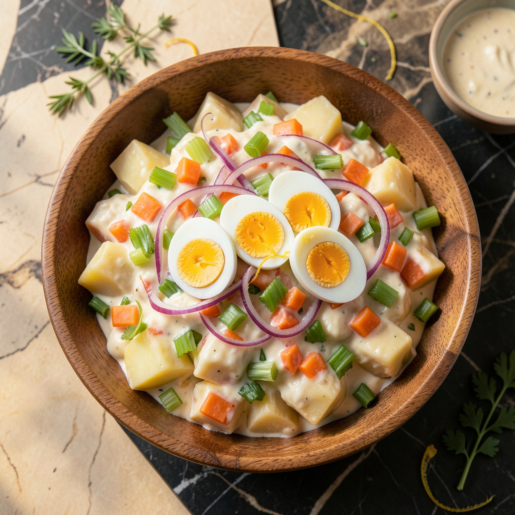 Ono Hawaiian Potato Salad Recipe: Tropical Creaminess With a Crunch ...