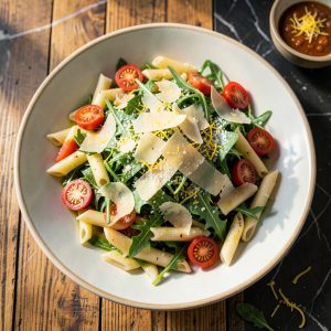 Pasta Arugula Salad Recipe: Zesty Lemon and Parmesan Twist - Time to Recipe