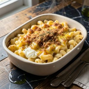 Poole's Macaroni And Cheese Recipe: Baked With Sharp Cheddar Depth ...