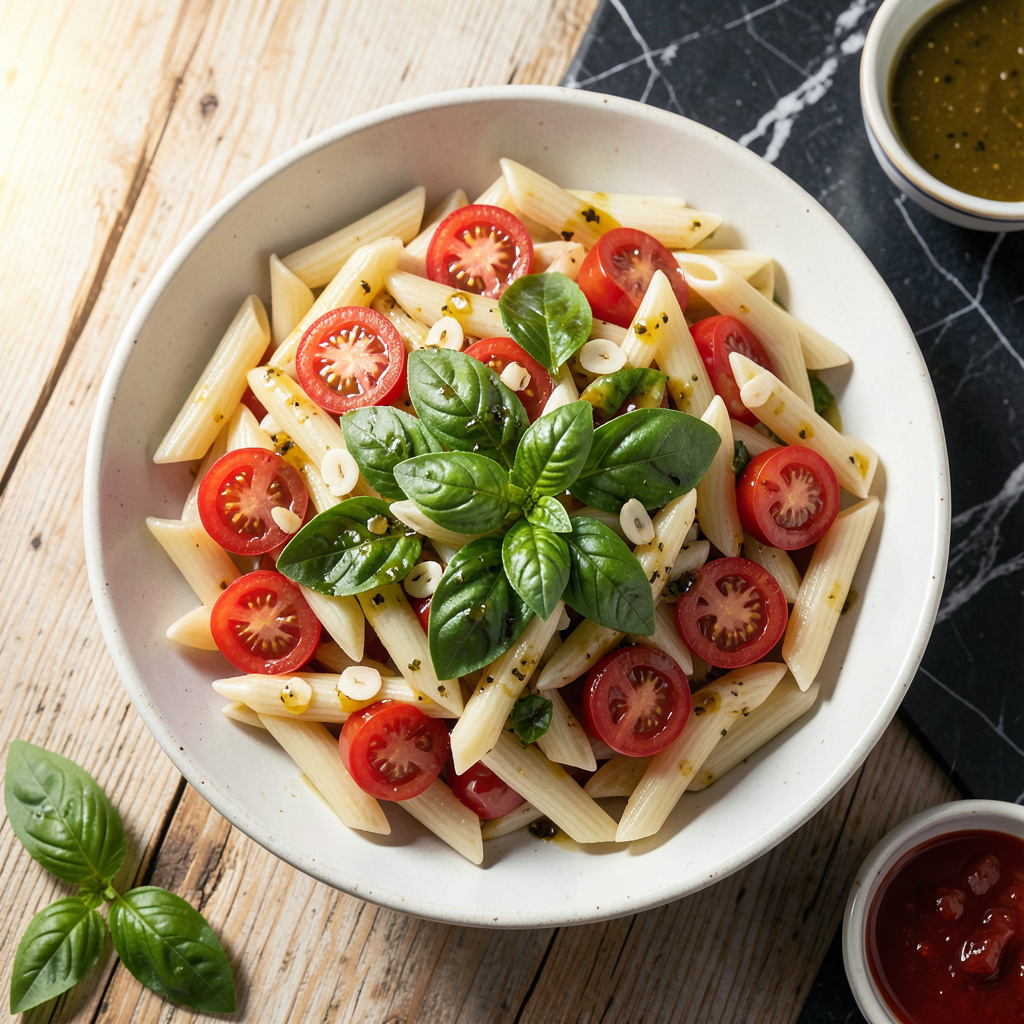 Tomato Basil Pasta Salad Recipe: Bright Mediterranean Flavors in Every ...