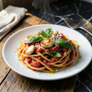 Tomato Garlic Pasta Recipe: Al Dente Noods With Bold Italian Flavors ...