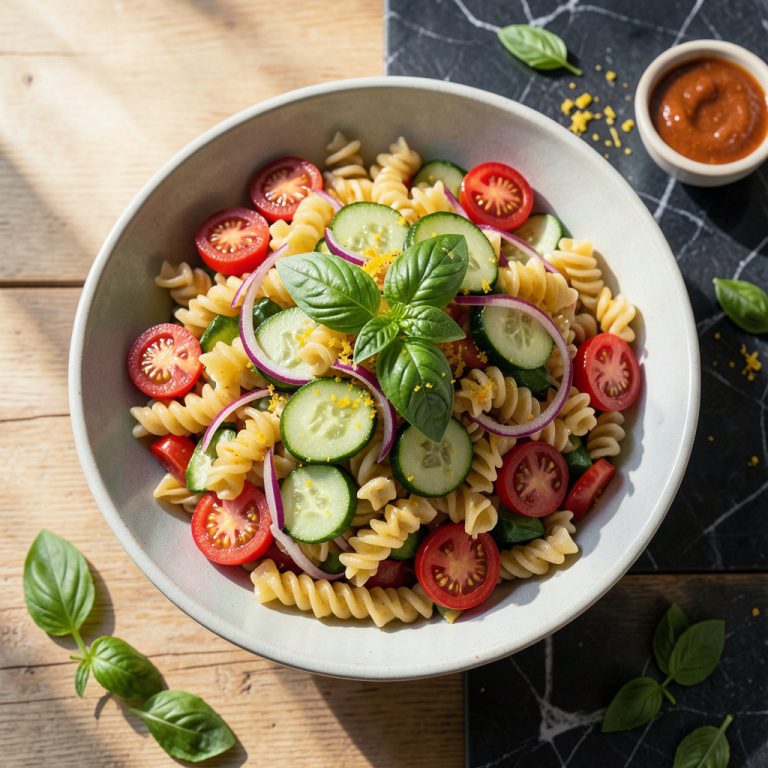 Trader Joe's Lemon Basil Pasta Salad Recipe: Bright Citrus Herb Medley ...