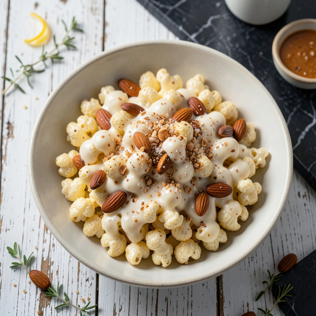 White Chocolate Puffcorn Recipe With Almond Bark: Sweet Salty Crunch in ...